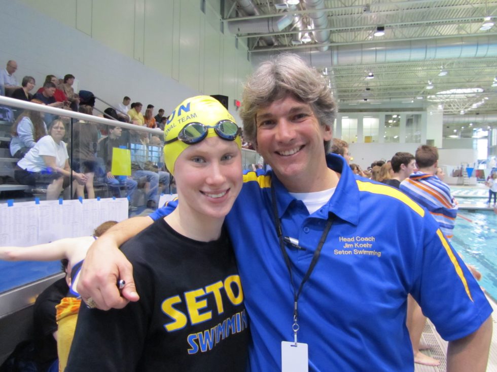 InsideNova-Seton swimmer Cat Rogers Shines in the Pool - Seton Swimming